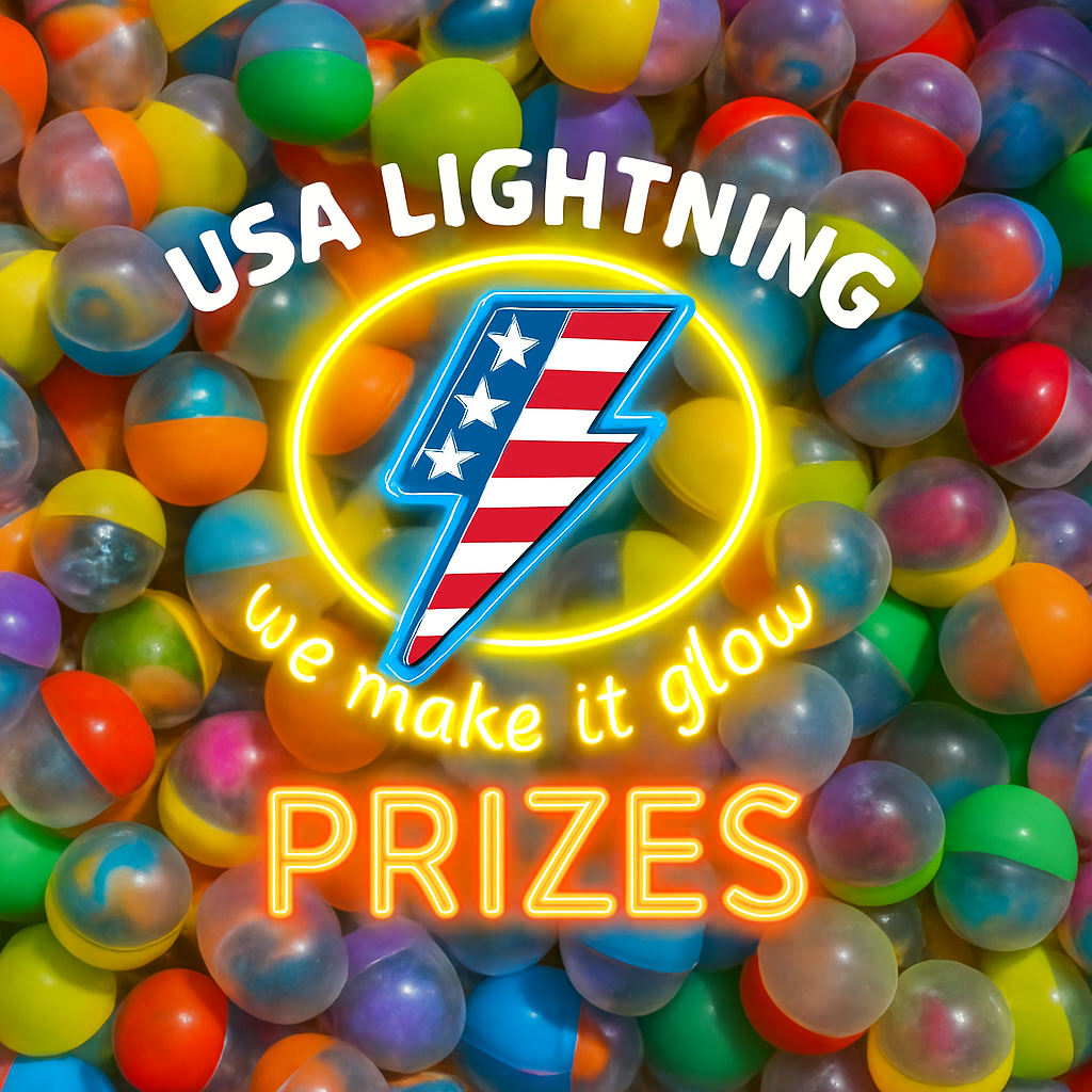 USA Lightning Premium Prize & Toy Catalog 3" & 4" Capsules